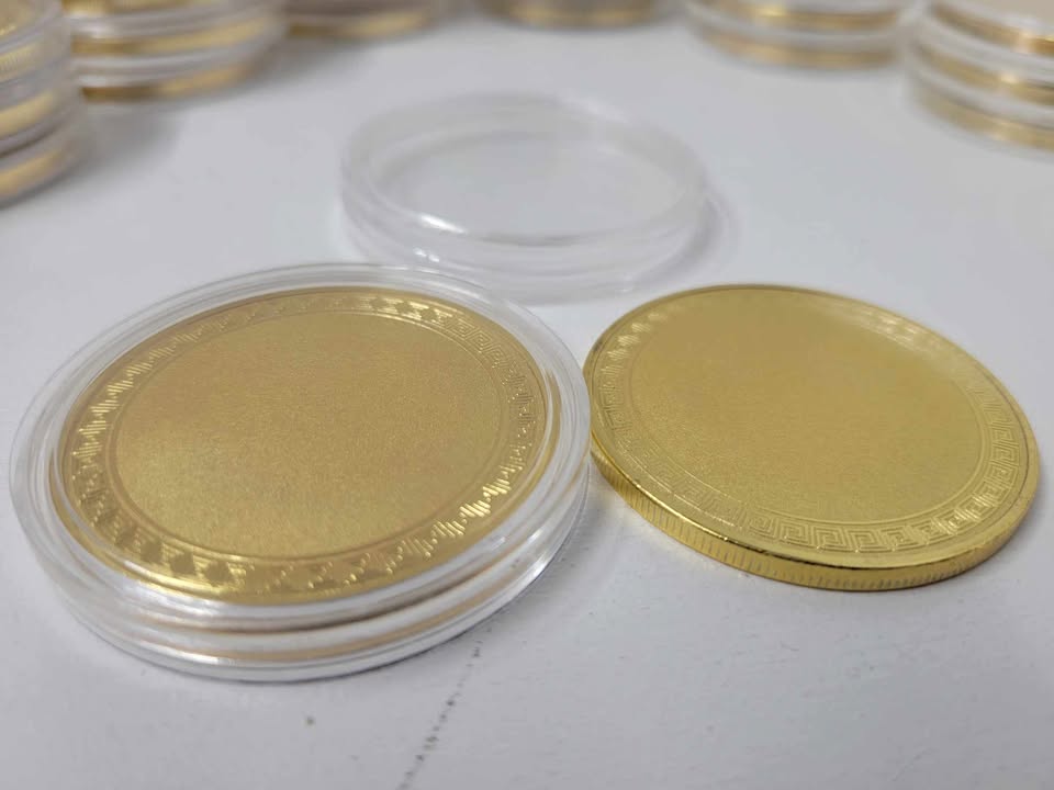 Metal Coins! UV Printable Metal coins! 50mm in diameter – Jay's Printer Parts and Supply